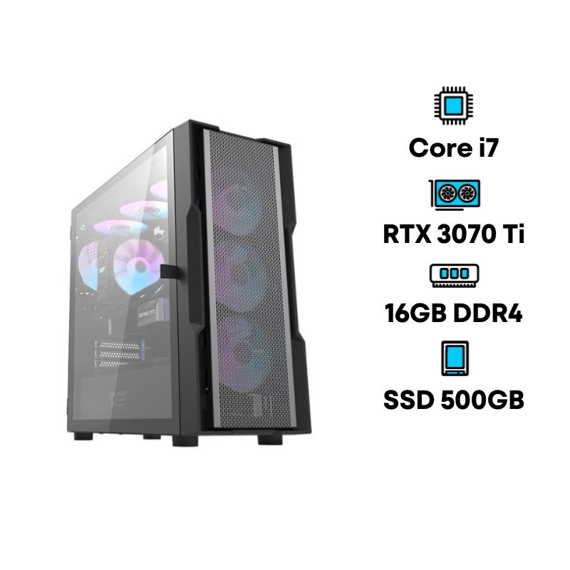 iHAVECPU x Mercular Intel Core i7-12700F RTX 3070 Ti Master Set 8 ...
