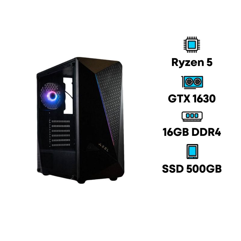 iHAVECPU x Mercular AMD Ryzen 5 4500 GTX 1630 Work Set 20 Computer Set