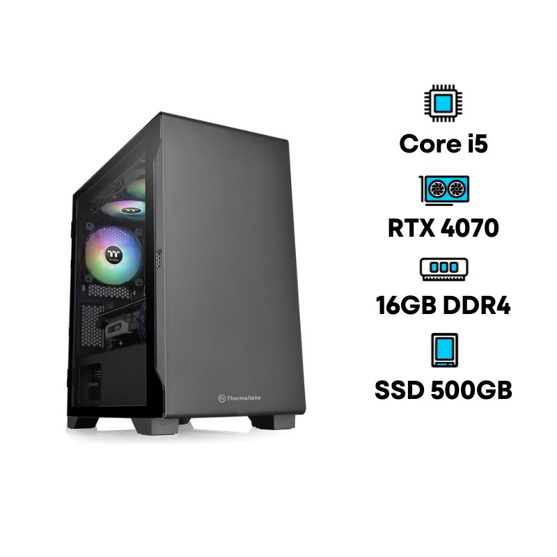 iHAVECPU x Mercular Intel Core i5-13400F RTX 4070 Pro Set 28 Computer Set