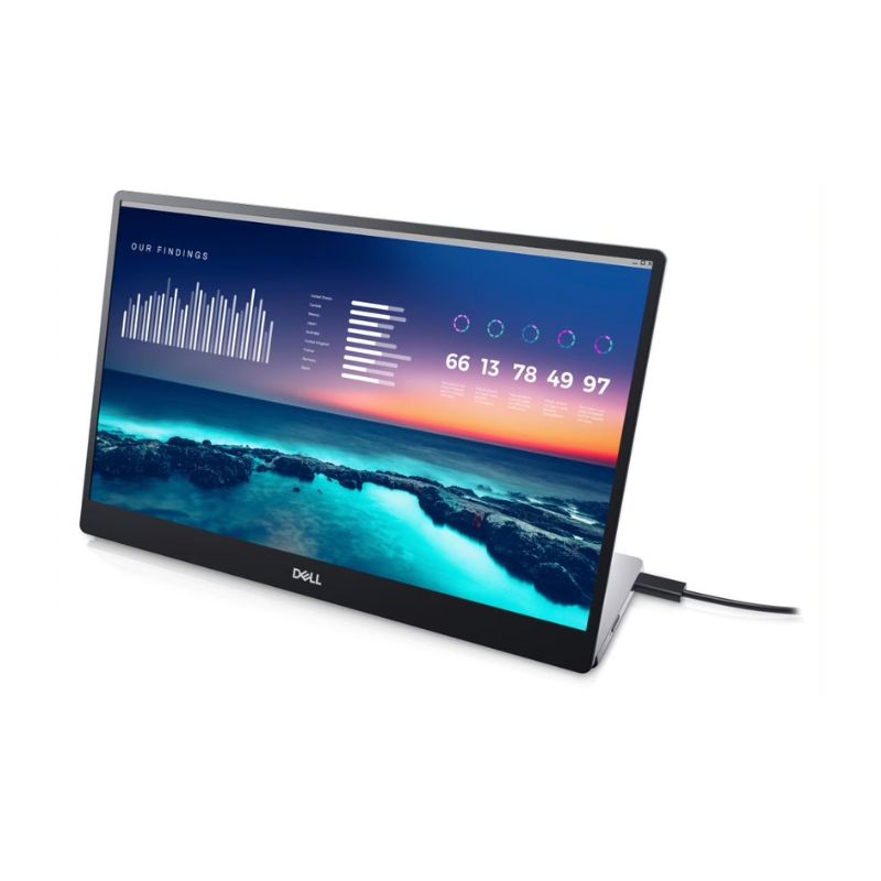 จอคอมพกพา Dell C1422H 14" IPS FHD Portable Monitor 60Hz