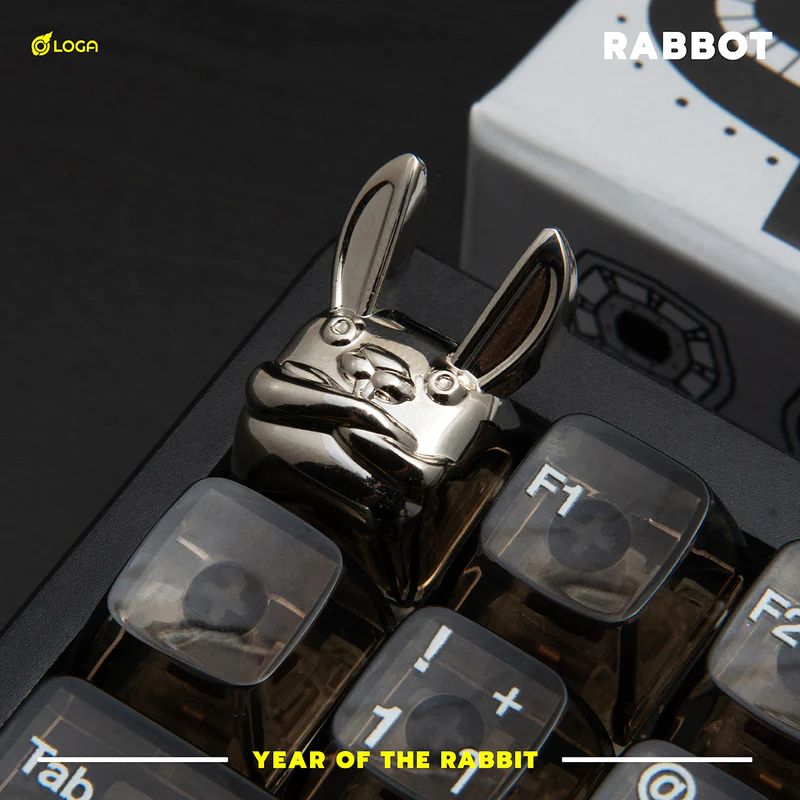 คีย์แคป Loga Metallic Keycap Series: Rabbot (Year of the Rabbit) Keycaps