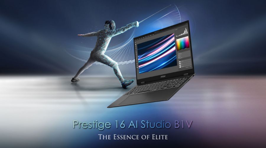 โน๊ตบุ๊ค MSI Prestige 16 AI Studio B1VFG-028TH Notebook