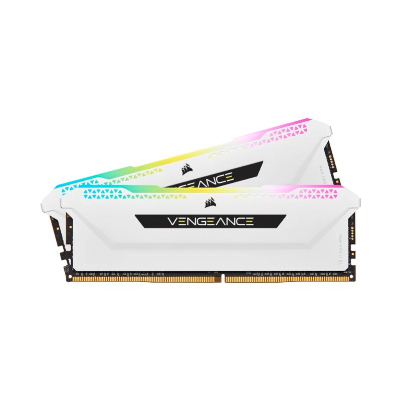 แรม Corsair VENGEANCE RGB PRO SL White DDR4 32GB (16GBx2) 3200MHz Ram