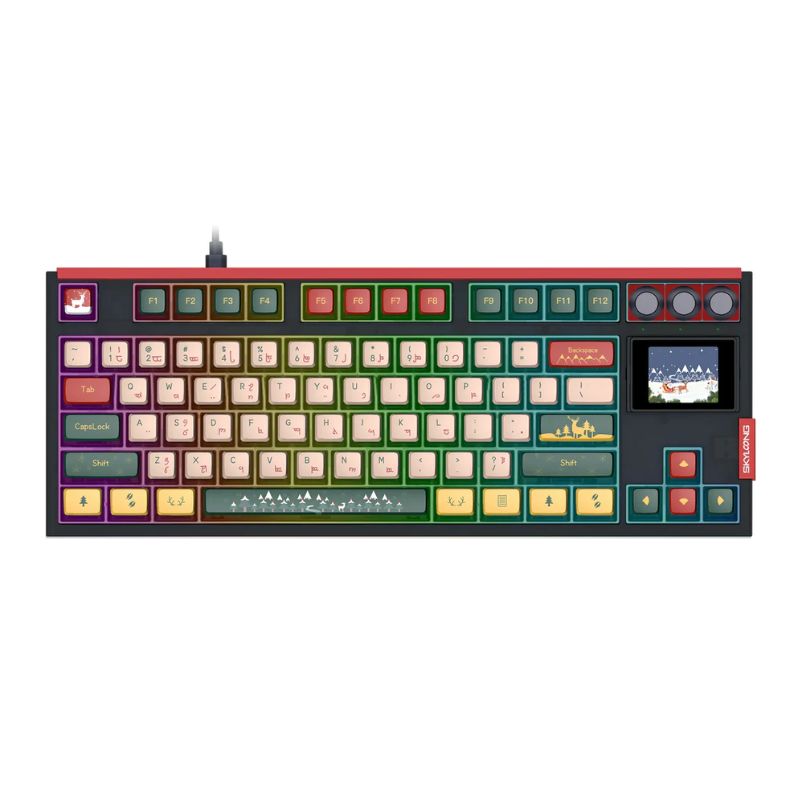 คีย์บอร์ดเกมมิ่ง Skyloong GK87 Pro ฟีเจอร์จัดเต็มเพื่อคนเจนใหม่