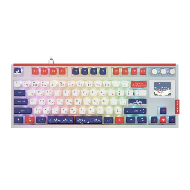 คีย์บอร์ดเกมมิ่ง Skyloong GK87 Pro ฟีเจอร์จัดเต็มเพื่อคนเจนใหม่