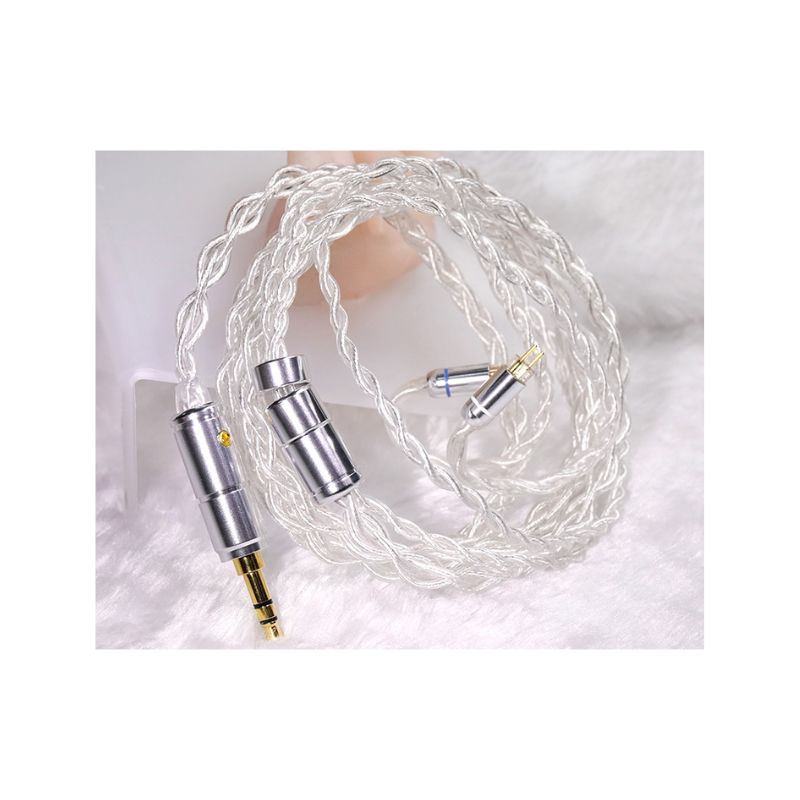 สายหูฟัง KZ New Silver Headphone Cable