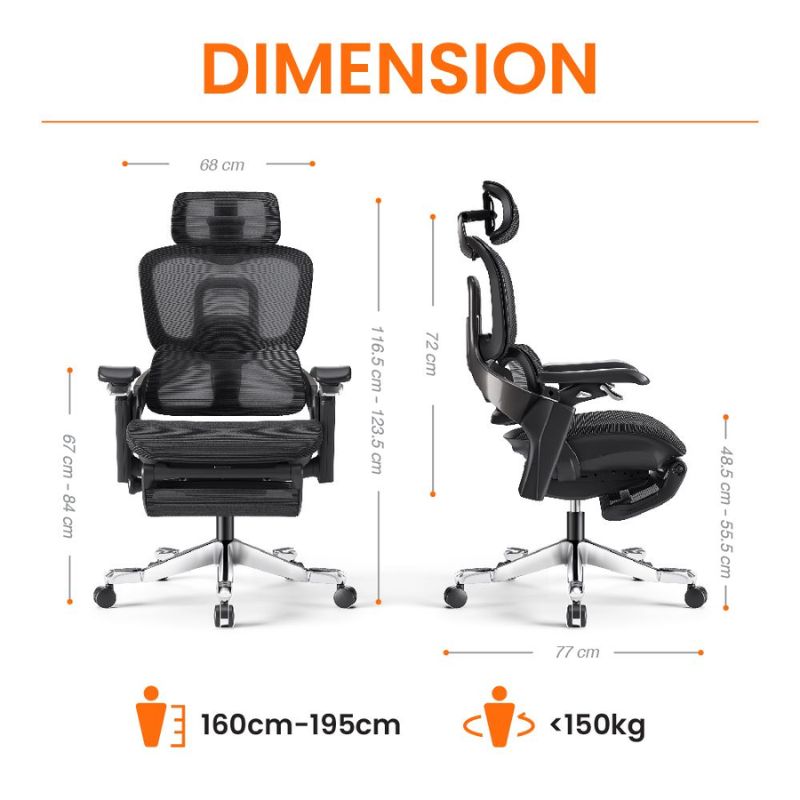 เก้าอี้สุขภาพ Ergotrend Ultimate Spacio Ergonomic Chair