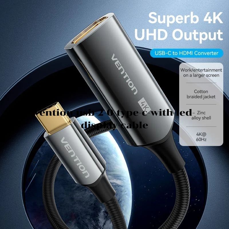 ตัวแปลง Vention USB-C TO HDMI 4K Converter 25cm