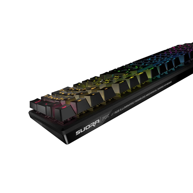 คีย์บอร์ด Roccat Suora FX Minimalist RGB Mechanical Keyboard Blue SW (TH)